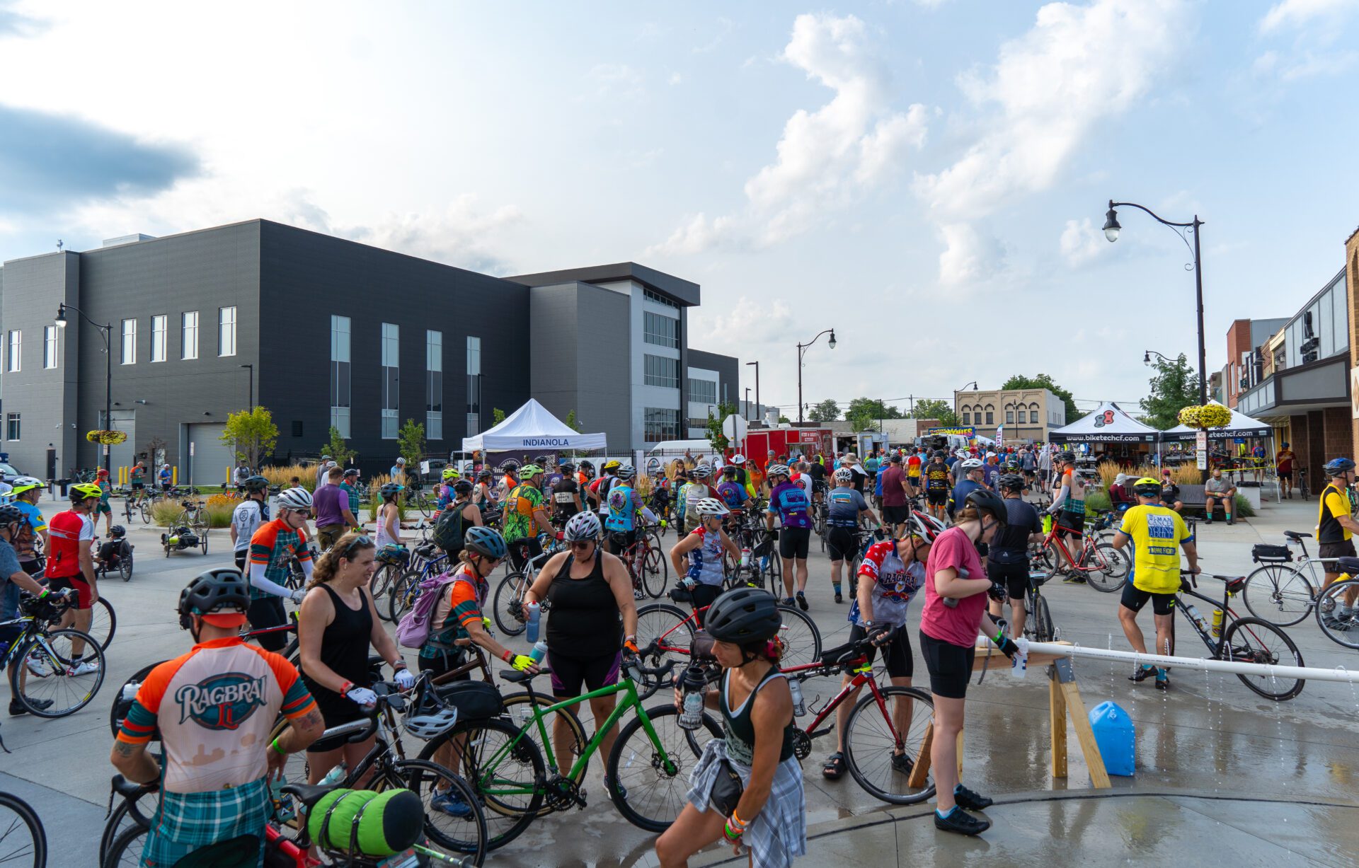 Photos: RAGBRAI LI in Indianola, Iowa | July 24, 2024